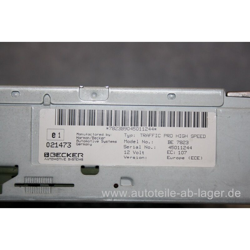 Becker Traffic Pro HIGH Speed Radio-Navigation Model Nr. BE 7823 gebr