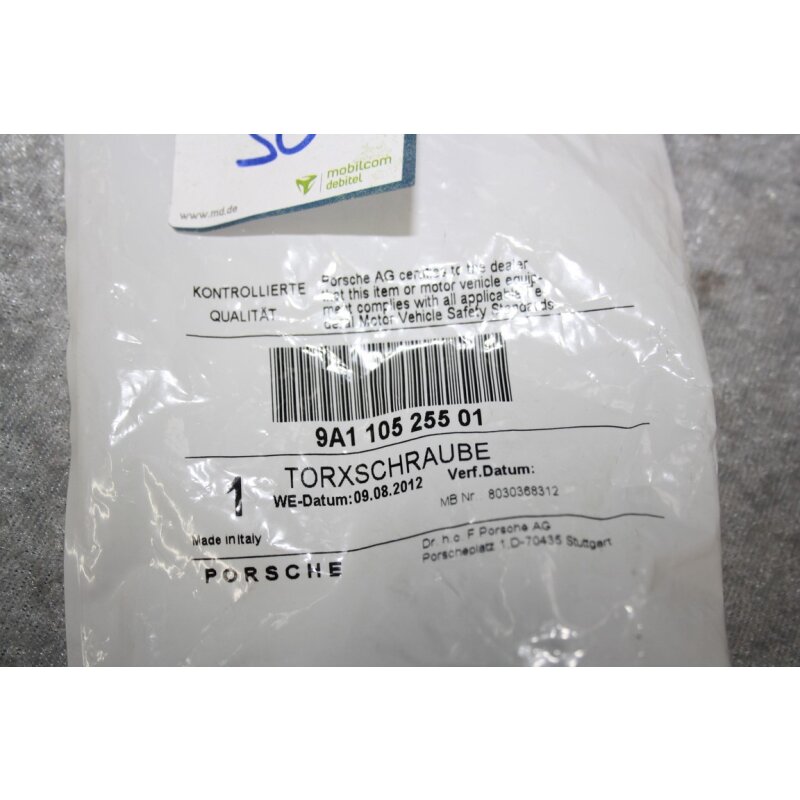 Porsche 997 991 Turbo Boxster Cayman 987 981 Spyder GT4 Torxschraube, 7 ...