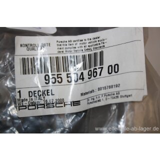 Porsche Cayenne 955 9PA Deckel links Radhausschale vorne 95550496700